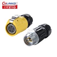 China Cnlinko LP20 Aviation Connector 2 3 4 5 7 9 12 Pin Ip68 Fast Connection Plug and Socket Cable Connector for sale