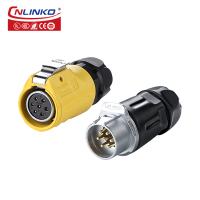 China Cnlinko LP20 Aviation Connector 2 3 4 5 7 9 12 Pin Ip68 Fast Connection Plug and Socket Cable Connector for sale