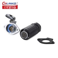 China Cnlinko 3 4 5 7 9 12 Pin Push Pull Circular IP68 Waterproof M20 Plug Socket Connector for for Solar Energy Systems for sale