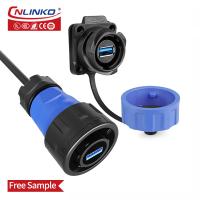 China Stable Quality Popular M24 Plastic USB Data Connector for Office and Industry for sale