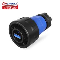 China Stable Quality Popular M24 Plastic USB Data Connector for Office and Industry for sale