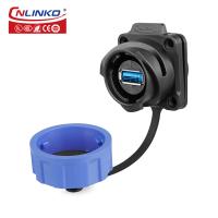 China Stable Quality Popular M24 Plastic USB Data Connector for Office and Industry for sale