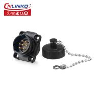 China M20 Waterproof Circular Connector 7 Pin Panel Mount Male Plug Female Socket Ac Power Connector for Led Screen for sale