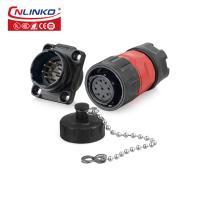China CNLINKO Connector Supplier YM Series M20 Plug and Socket Plastic Shell 9 Pin Connector Waterproof Connectors Pins for sale