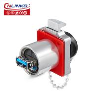 China Factory Price M24 Metal Data Connector IP68 Waterproof USB 3.0 Connector for sale