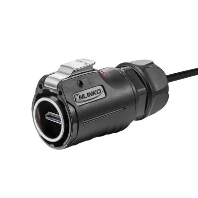 China CNLINKO LP24 Waterproof Connector HD Screen Connector IP68 Waterproof Aviation Plug for Audio Video Equipment Connections for sale