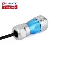 China CNLINKO IP68 Waterproof DH24 USB Cable Extension Usb Port Front Panel Mount Connector for sale