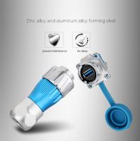 China CNLINKO Usb Cable Connector Panel Mount Plug Socket With Dust Cover Ip67 Waterproof Rugged Usb Connector for sale
