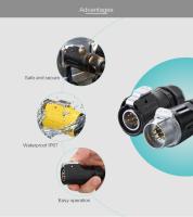 China CNLINKO 12 Pin Electrical Connector M20 Circular Connector 5A Panel Mount Screws Plug Connector for sale