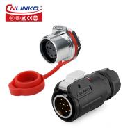 China CNLINKO M24 Plug and Socket 10 Pin Aviation Waterproof Power signal Cable Plug Connector for sale