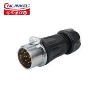China CNLINKO M24 Plug and Socket 10 Pin Aviation Waterproof Power signal Cable Plug Connector for sale