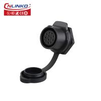 China CNLINKO Multi Pin Industrial Connector 12 Pin Outdoor IP68 Waterproof Connector 12 Pin Socket for sale