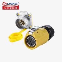 China CNLINKO M20 7 Pin Male Female Electrical Plug Waterproof Multi Core Cable Connector 7 Pin for sale