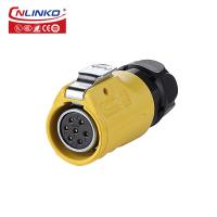 China CNLINKO M20 7 Pin Male Female Electrical Plug Waterproof Multi Core Cable Connector 7 Pin for sale