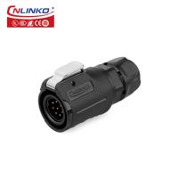 China CNLINKO  LP16 8 Pin Welding Cable Plug Connector M16 Male Female Plastic Aviation Wire Connectors for Monitor Signal Equipment for sale