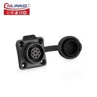 China CNLINKO  LP16 8 Pin Welding Cable Plug Connector M16 Male Female Plastic Aviation Wire Connectors for Monitor Signal Equipment for sale