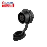 China CNLINKO  LP16 8 Pin Welding Cable Plug Connector M16 Male Female Plastic Aviation Wire Connectors for Monitor Signal Equipment for sale