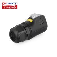 China Cnlinko LP24 RJ45 Waterproof Connector Internet LED Display 8P8C Connector Network CAT6 IP68 RJ45 Adapter Plug and Socket for sale