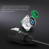 China CNLINKO Dust protection Waterproof Plug to Socket Plastic Housing Fiber Optic Connector for sale