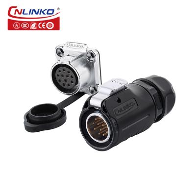 China IP68 Waterproof Fast Connectors LP 20 Indoor Led Module 2 Pin to 12 Pin Male and Female Electrical Connector for sale