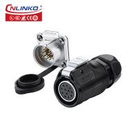 China IP68 Waterproof Fast Connectors LP 20 Indoor Led Module 2 Pin to 12 Pin Male and Female Electrical Connector for sale