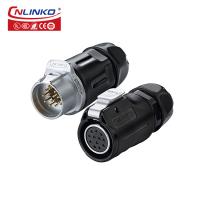 China IP68 Waterproof Fast Connectors LP 20 Indoor Led Module 2 Pin to 12 Pin Male and Female Electrical Connector for sale