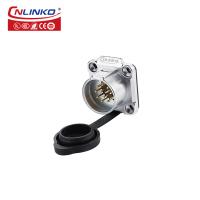 China CNLINKO IP68 Waterproof M20 Male Female Plug 12 Pin Quick Release Panel Mount Connector for sale