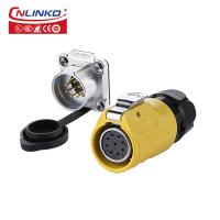 China CNLINKO M20 Round Waterproof Auto Connector Male Female Electrical Power 9 Pin Connector for sale