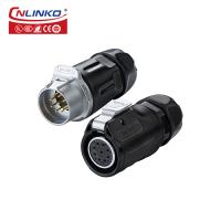 China CNLINKO M20 Round Waterproof Auto Connector Male Female Electrical Power 9 Pin Connector for sale