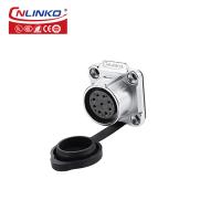 China CNLINKO M20 Round Waterproof Auto Connector Male Female Electrical Power 9 Pin Connector for sale
