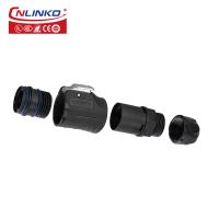 China IP68 Industrial Plug 8P8C RJ45 Waterproof Connector Ethernet Connection Type RJ45 Dual Connectors Cat5e Cat6 for Connect Network for sale