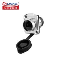 China High Performance Plastic Waterproof Rj45 Panel Cable Connector Ethernet Rj45 Connector for sale