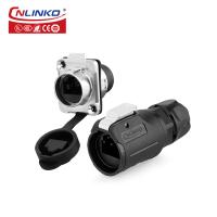 China High Performance Plastic Waterproof Rj45 Panel Cable Connector Ethernet Rj45 Connector for sale
