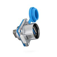 China USB Plug USB3.0 Waterproof IP68 USB Male Female LP24 Connector for sale