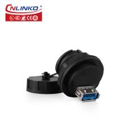 China CNLINKO Waterproof USB3.0 a Female Connector Panel Mount Usb Connector for sale
