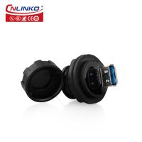 China CNLINKO Waterproof USB3.0 a Female Connector Panel Mount Usb Connector for sale