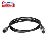 China Cnlinko M12 Ip68 Male Female 2  Pin  Aviation Plug Power  Industrial Waterproof Wire Cable Connectors for sale