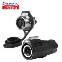 China CNLINKO LP16 Industrial Plug and Socket Male Female M16 Round 2 Pin Waterproof Cable Connector for sale