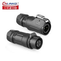 China CNLINKO M12 Professional Electrical 2 Pin Extension Wire Connector Cable Waterproof IP68 for Led Lighting for sale