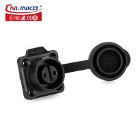 China CNLINKO M12 Professional Electrical 2 Pin Extension Wire Connector Cable Waterproof IP68 for Led Lighting for sale