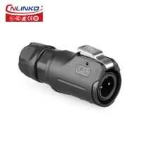 China CNLINKO M12 Professional Electrical 2 Pin Extension Wire Connector Cable Waterproof IP68 for Led Lighting for sale
