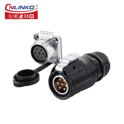 China CNLINKO Connector Manufacturer M20 Industry Waterproof IP68 Musical Instruments 7 Pin Signal Cable Connector for sale