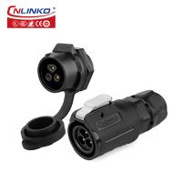 China M16 3 Pin Male Female Plug Socket IP68 Standard Waterproof Wire Connector for LED Lighting for sale
