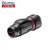 China CNLINKO M20 7 Pin Waterproof Ip67 Plastic PBT Circular Connector for Outdoor Electronic Equipment for sale