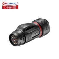 China CNLINKO M20 7 Pin Waterproof Ip67 Plastic PBT Circular Connector for Outdoor Electronic Equipment for sale