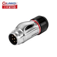 China CNLINKO BD20 IP68 Industrial Waterproof Metal 7 Pin Round Male Female Connector for sale