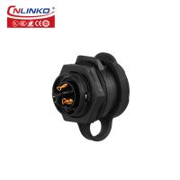 China CNLINKO Electric Wire Connector M16 Male and Female 3 Pin Circular Waterproof Connector Led Light 10A 400V Plug Socket Connector for sale