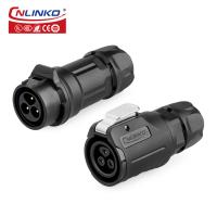 China CNLINKO 3 Pin Waterproof Connector Module Product Wiring and Other LED Lighting Industry IP68 for sale