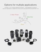 China CNLINKO LP16 Waterproof Connector IP68 Outdoor Lighting Connector 3pin Power Connector for sale