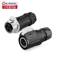 China CNLINKO LP16 Waterproof Connector IP68 Outdoor Lighting Connector 3pin Power Connector for sale
